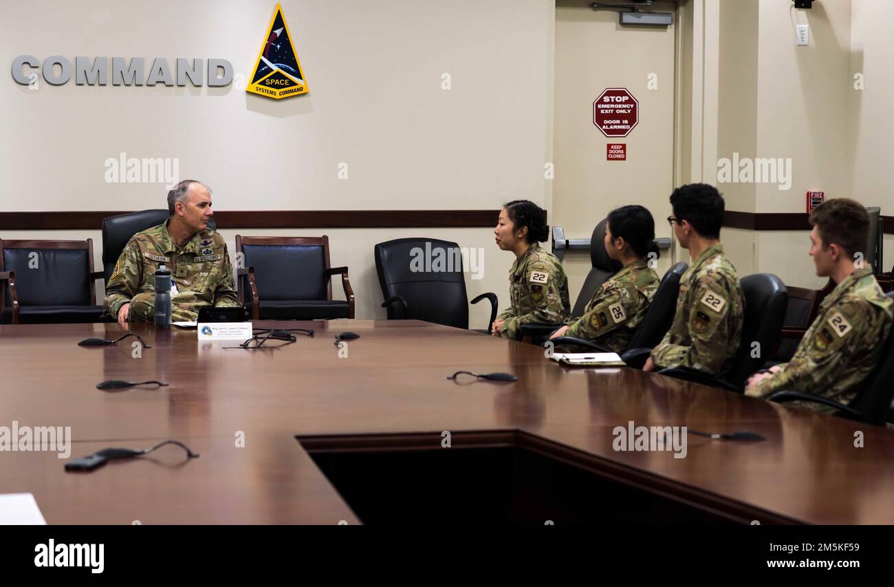 U.S. Air Force Academy cadets met with SSC's deputy commander, Brig ...