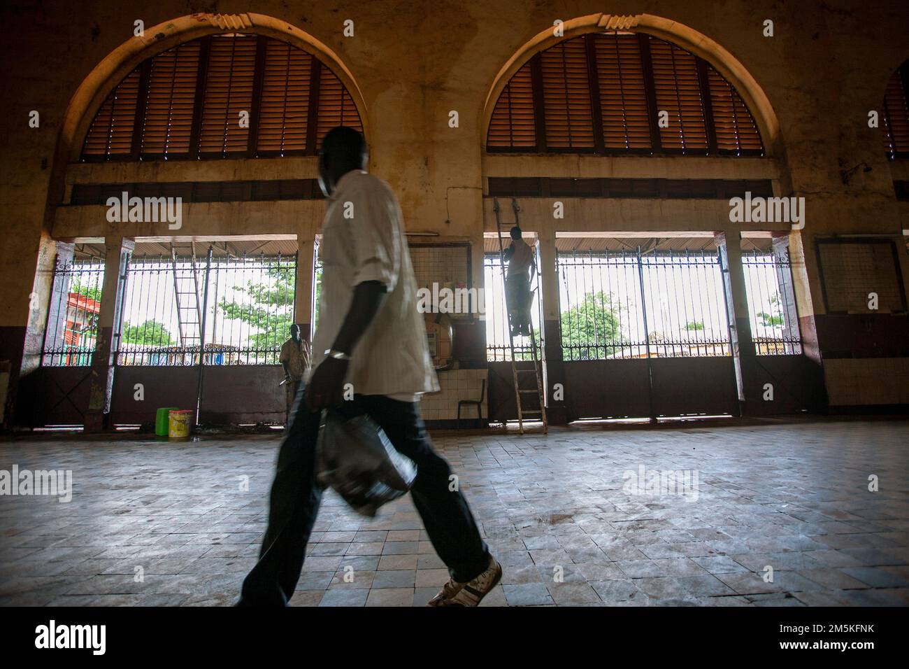 MALI, Bamako , central railway station from inside Stock Photo - Alamy