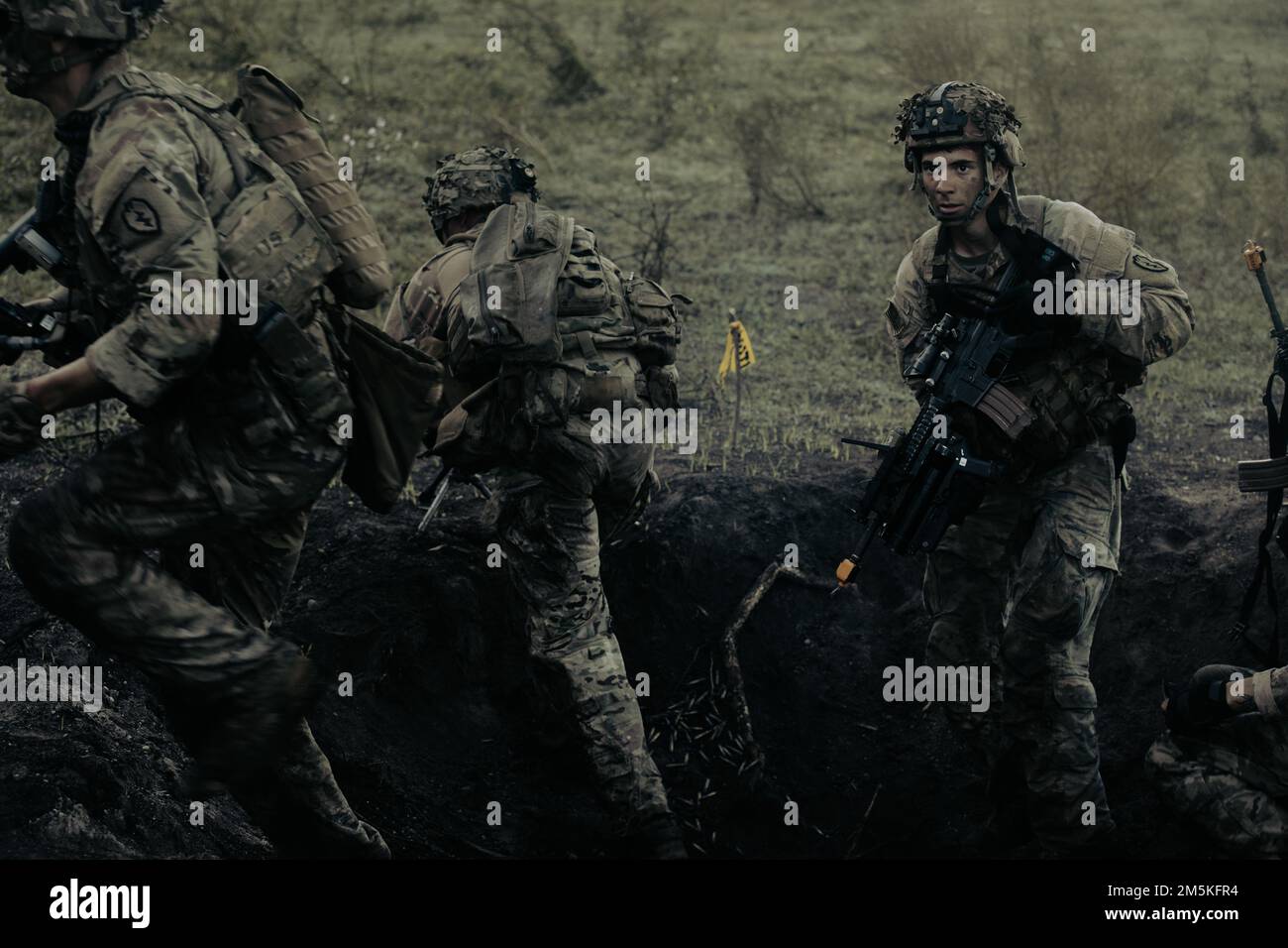 U.S. Army Soldiers assigned to Company D, 2nd Battalion, 27th Infantry ...