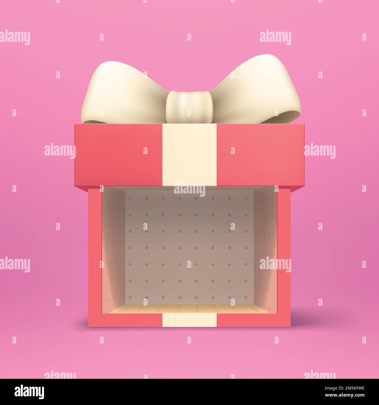 gift box with open side pink backdrop Stock Vector Image & Art - Alamy