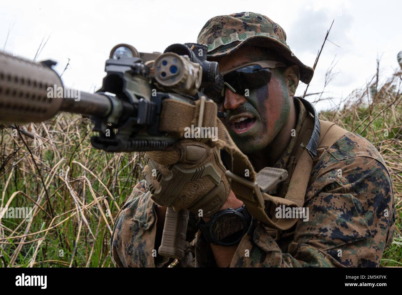 U.S. Marine Corps Sgt. Bryan Rojas, an infantry Marine with Battalion ...