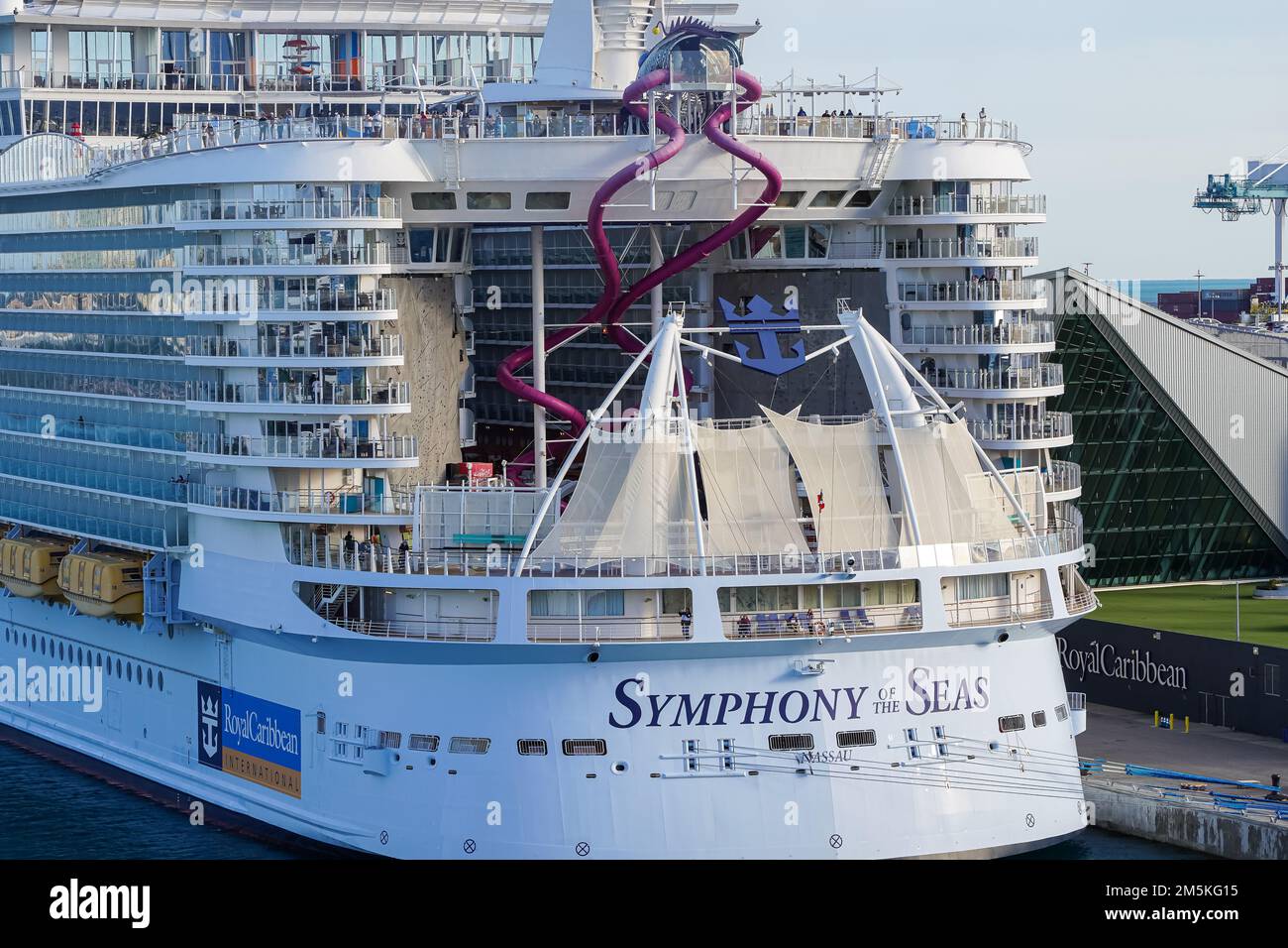Miami, FL, USA 12 12 2022 View of the Beautiful Cruise ships in the ...