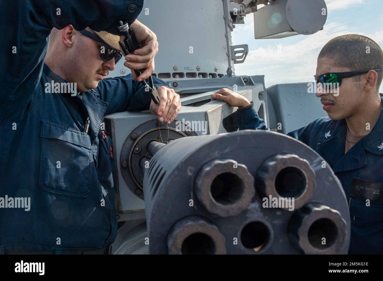 220322-N-UP745-1046 EAST MEDITERRANEAN SEA (March. 22, 2022) Fire ...