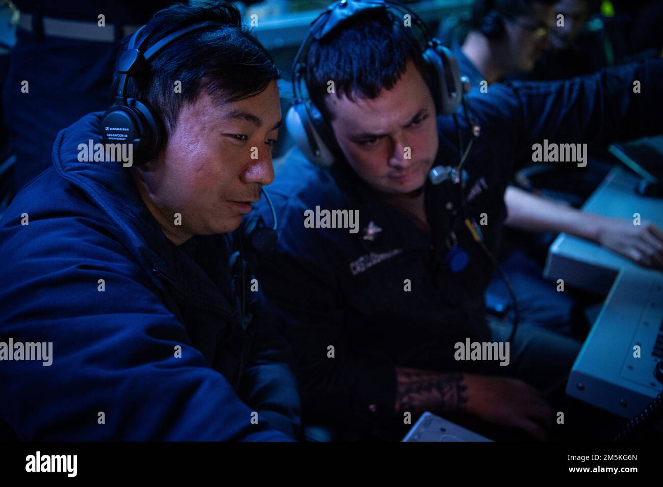 PHILIPPINE SEA (March 22, 2022) Fire Controlman (Aegis) 2nd Class ...