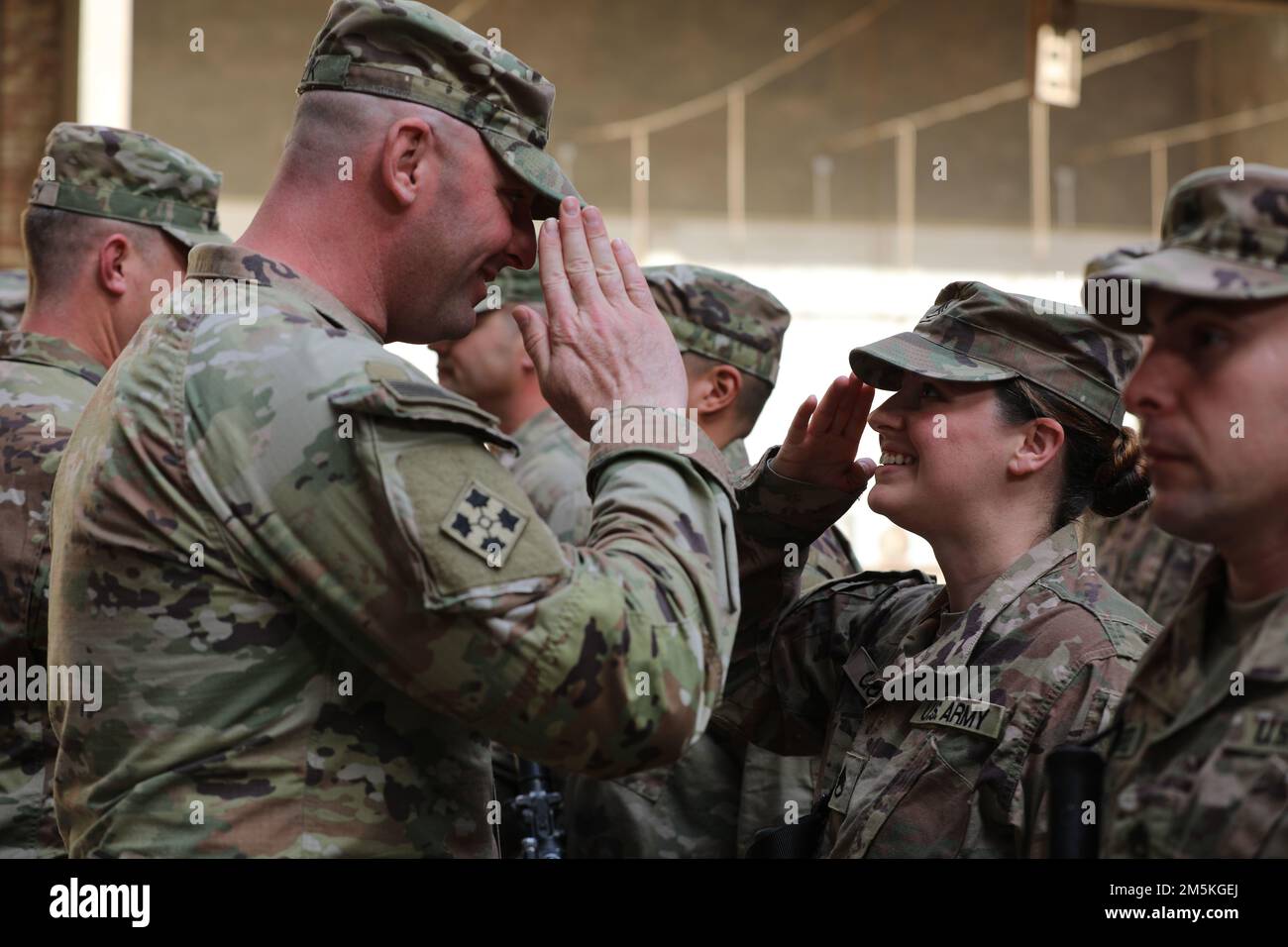 Lt. Col. Gregory Polk, the 299th Bridge Engineer Battalion commander ...