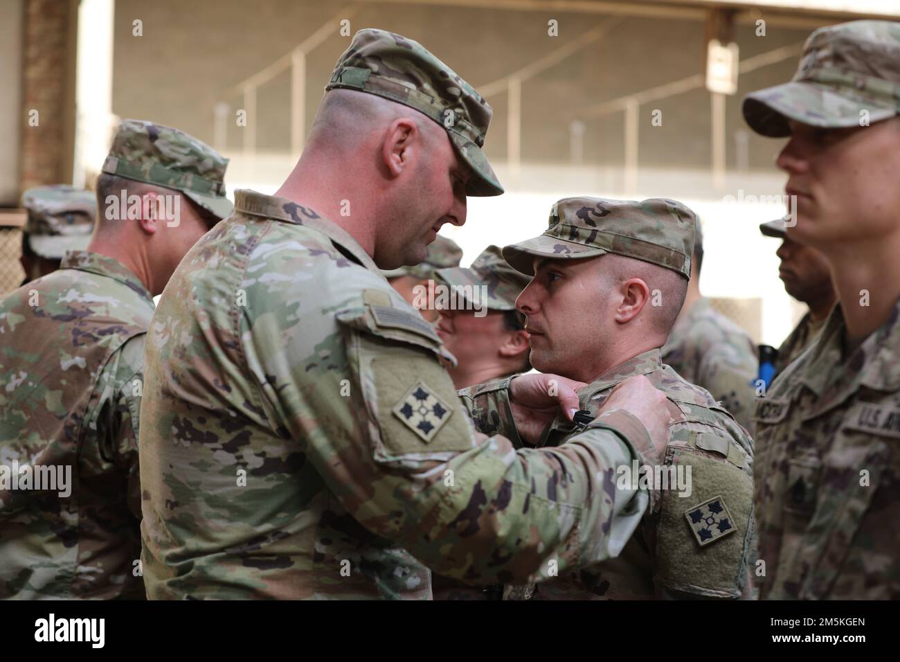 Lt. Col. Gregory Polk, the 299th Bridge Engineer Battalion commander ...