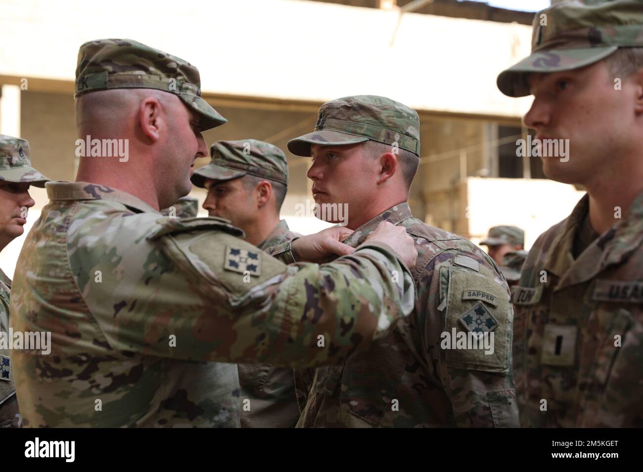 Lt. Col. Gregory Polk, the 299th Bridge Engineer Battalion commander ...