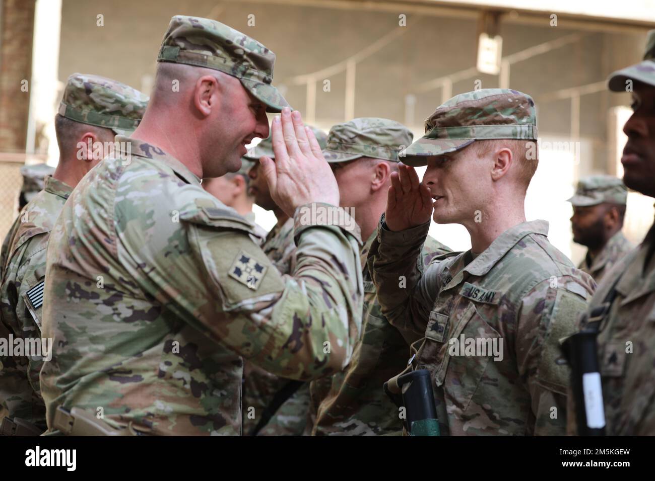 Lt. Col. Gregory Polk, the 299th Bridge Engineer Battalion commander ...
