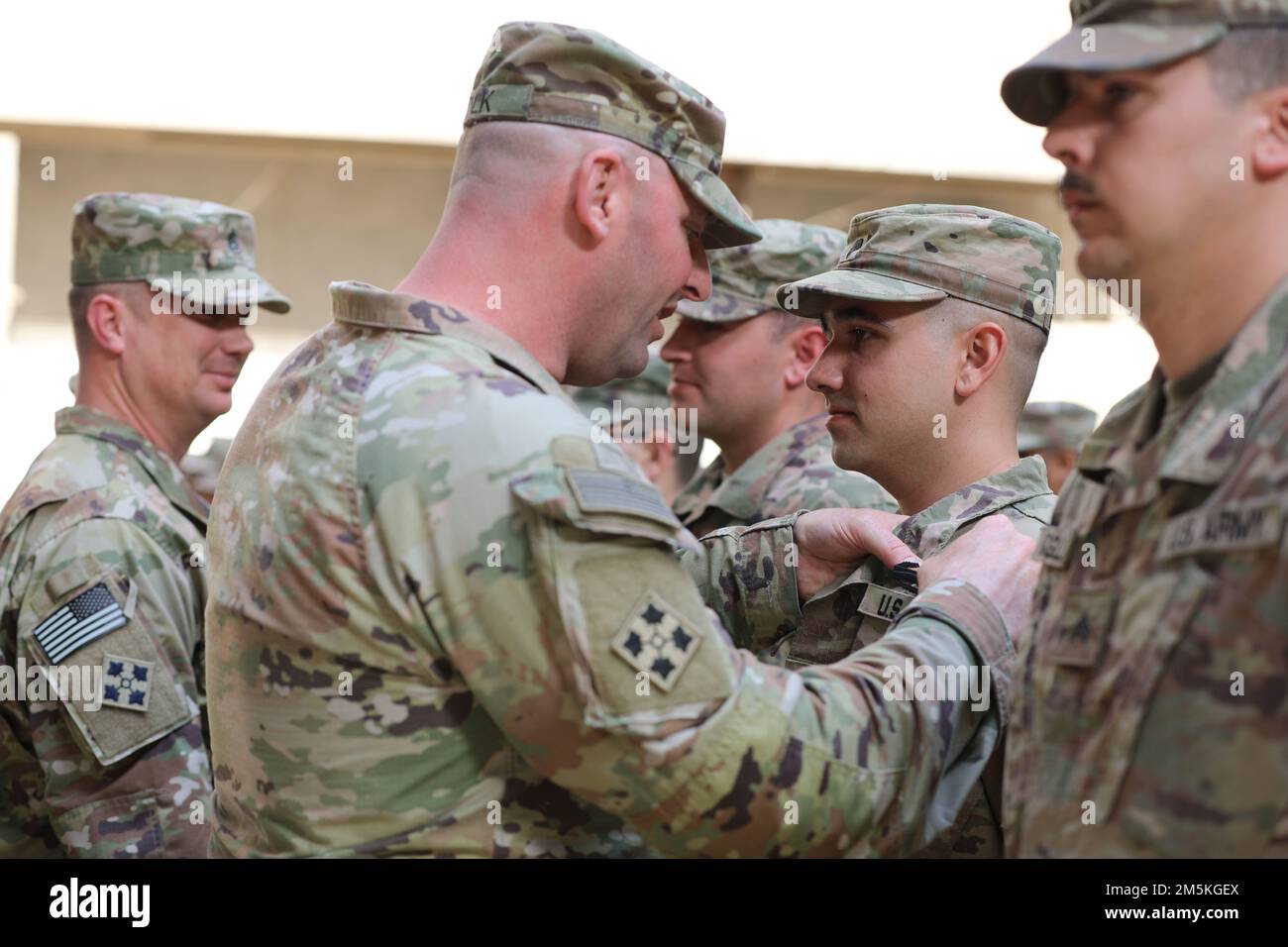 Lt. Col. Gregory Polk, the 299th Bridge Engineer Battalion commander ...