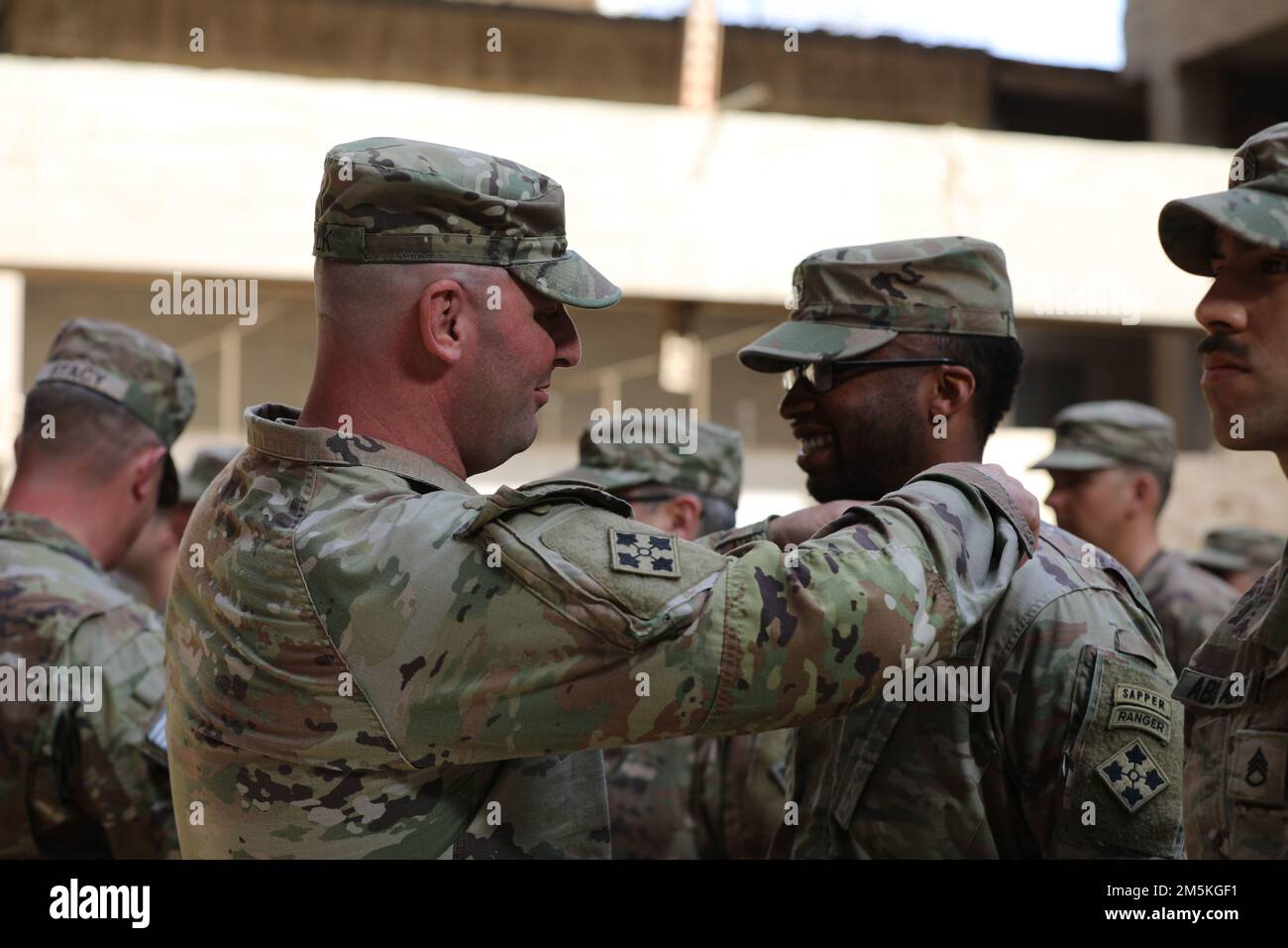 Lt. Col. Gregory Polk, the 299th Bridge Engineer Battalion commander ...