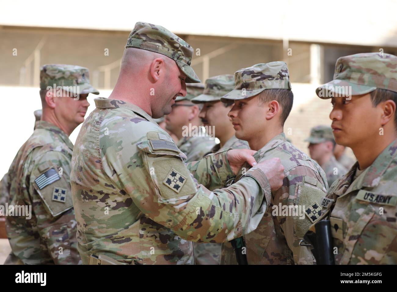 Lt. Col. Gregory Polk, the 299th Bridge Engineer Battalion commander ...
