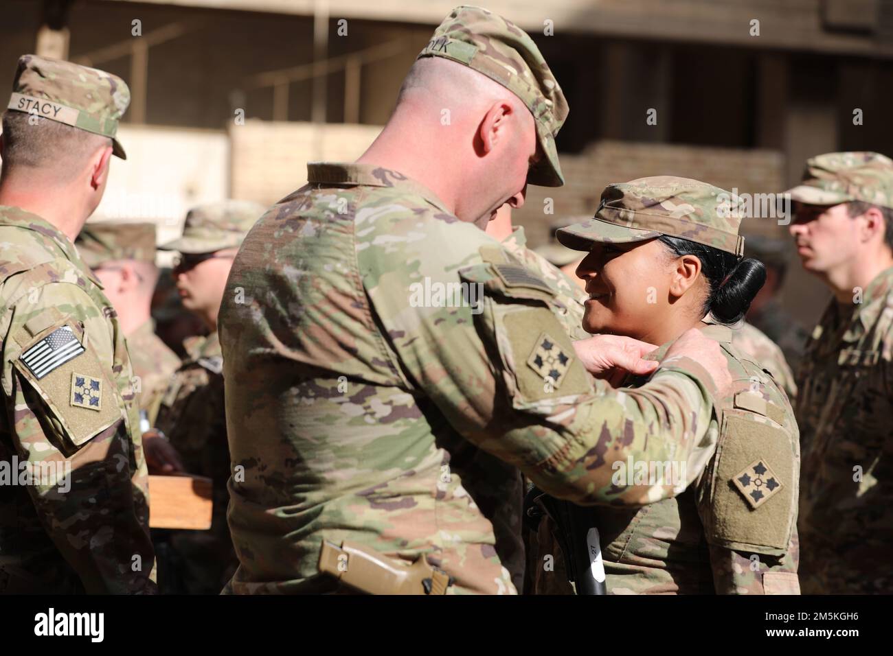Lt. Col. Gregory Polk, the 299th Bridge Engineer Battalion commander ...