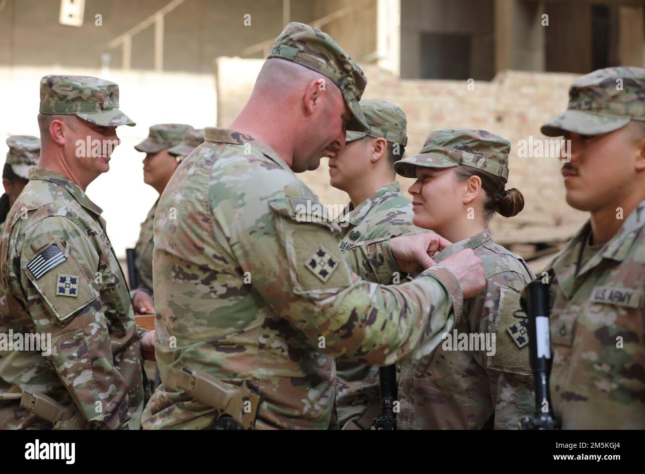 Lt. Col. Gregory Polk, the 299th Bridge Engineer Battalion commander ...