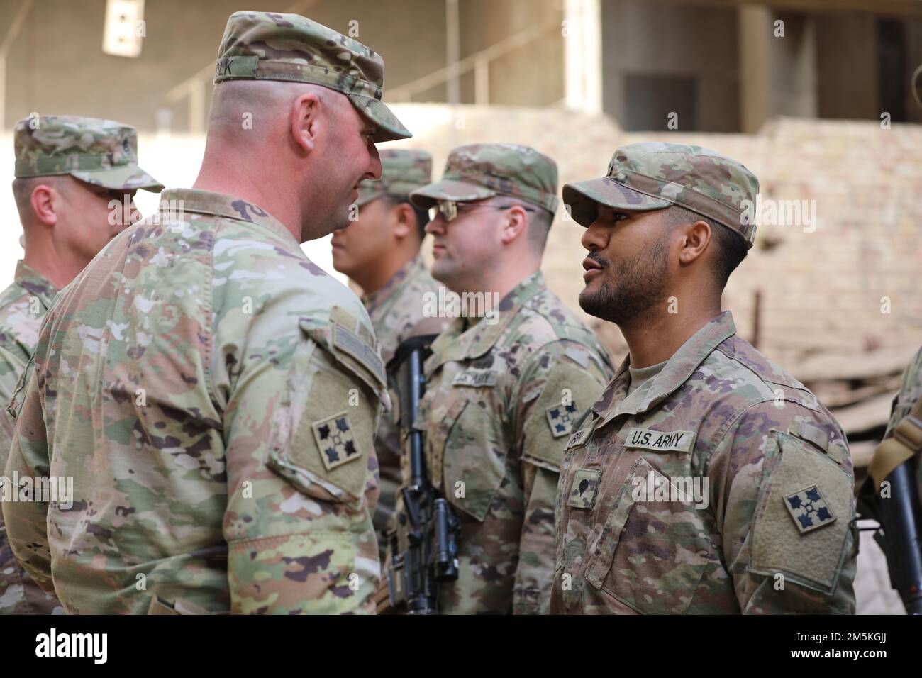 Lt. Col. Gregory Polk, the 299th Bridge Engineer Battalion commander ...