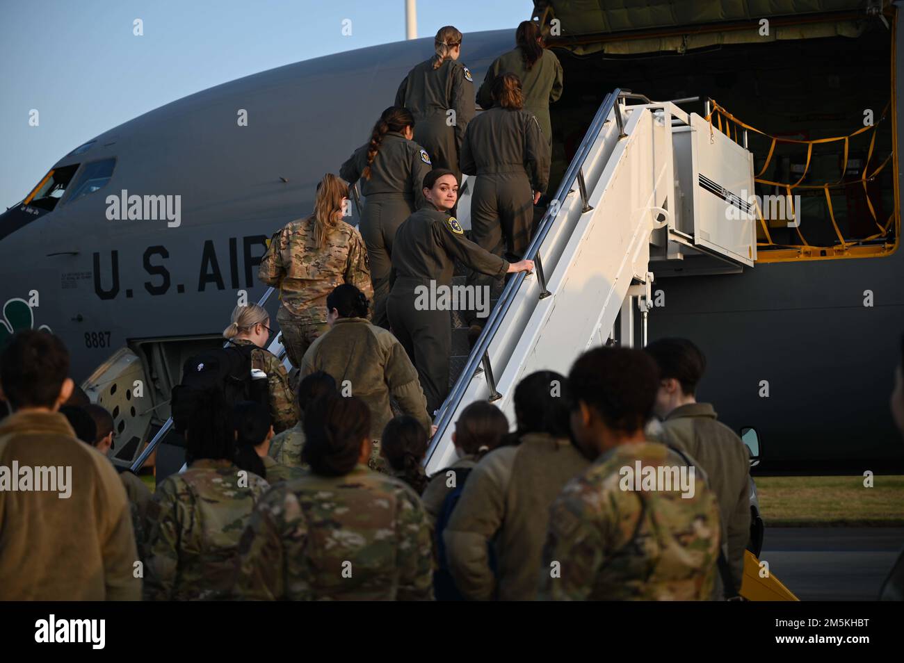 U.S. Air Force Captain Molly Timmerman, (looking at camera) 351st Air ...