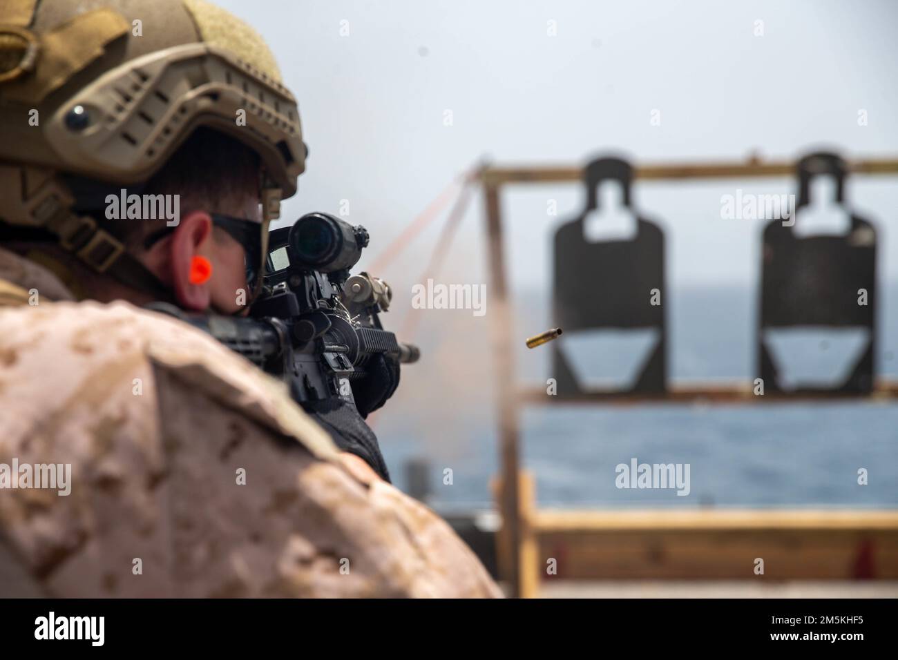 ATLANTIC OCEAN (March 22, 2022) U.S. Marine Corps Cpl. Sean Curran ...