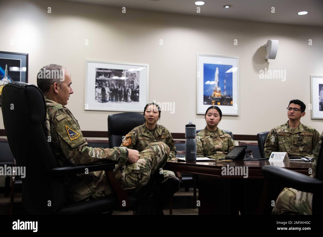 U.S. Air Force Academy cadets met with SSC's deputy commander, Brig ...