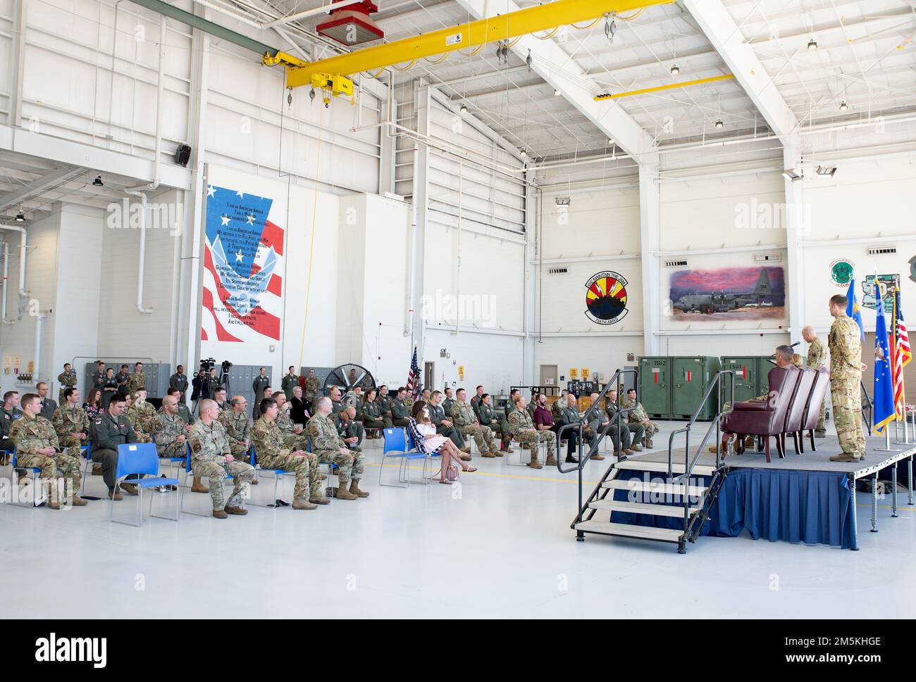 Maj. David T. Brown, 55th Wing, Detachment 1 commander, provides ...