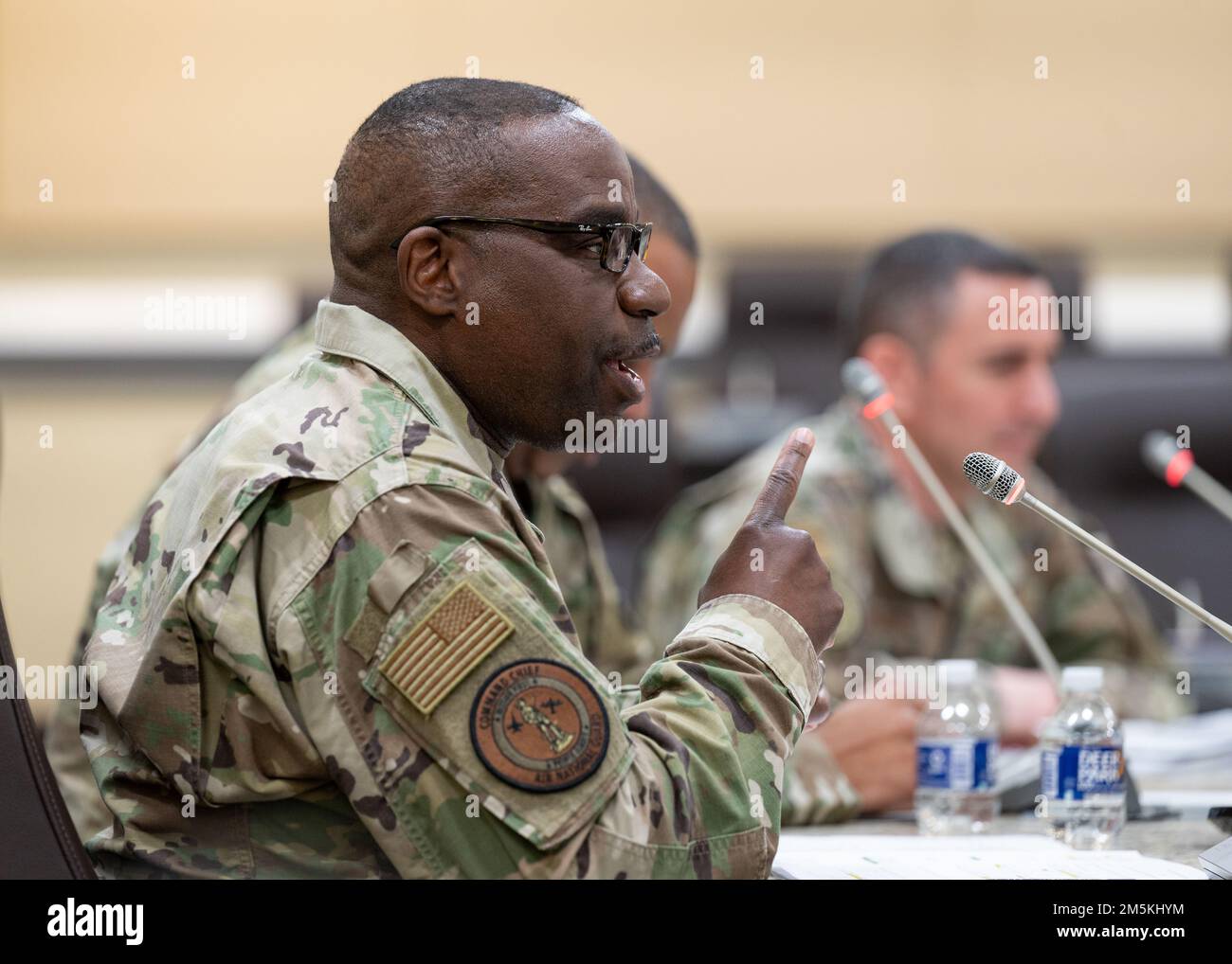 U.S. Air Force Chief Master Sgt. Maurice L. Williams, command chief ...