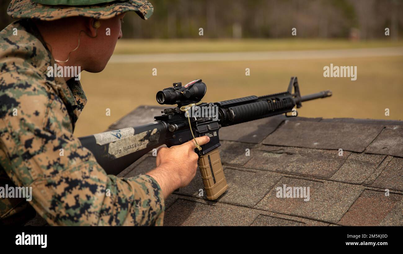U.S. Marine Corps Lance Cpl. Zachary Zephir, combat photographer with ...