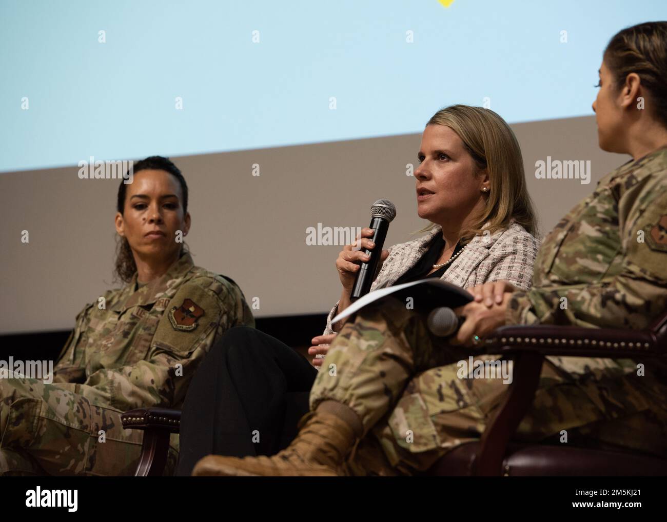 Shannalea Taylor, honorary commander to U.S. Air Force Col. Craig ...