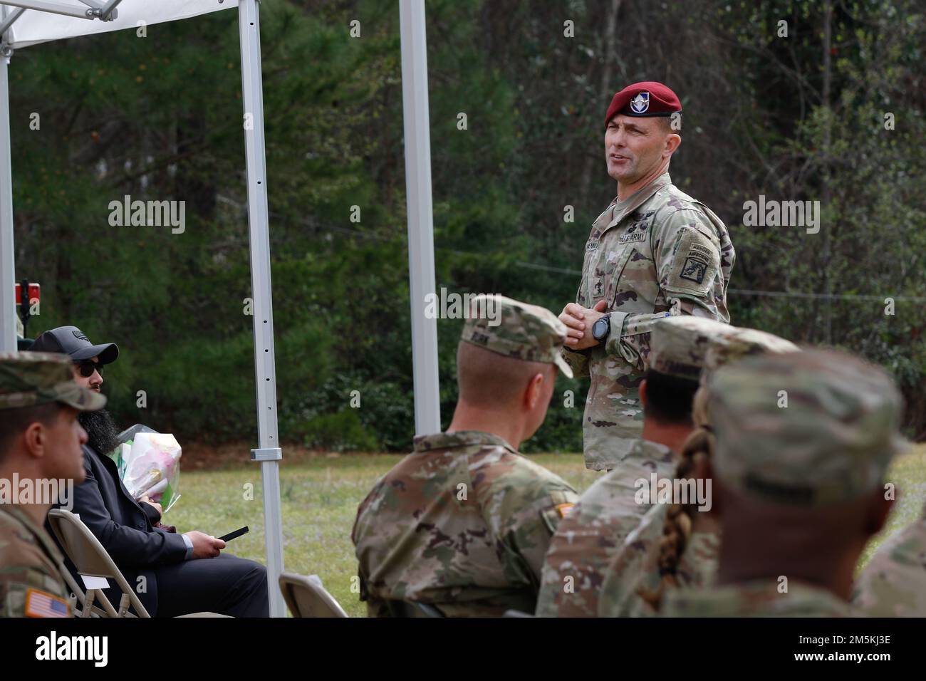 Maj. Gen. Brian J. Mennes, Deputy Commanding General of XVIII Airborne ...