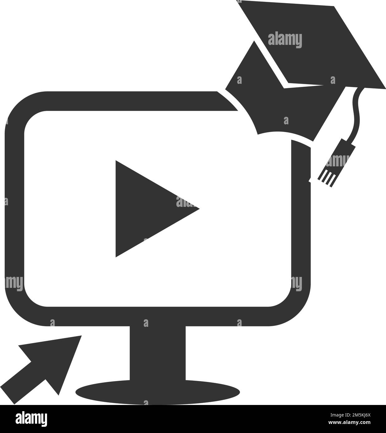 online learning courses Logo template Icon Illustration Brand Identity ...
