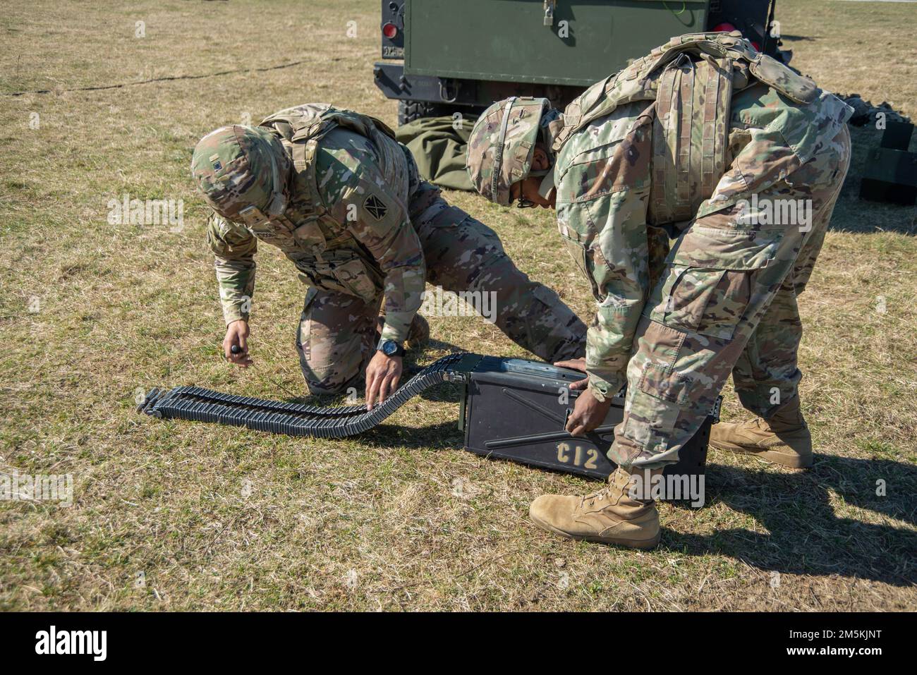 U.S. Soldiers with 5th Battalion, 4th Air Defense Artillery Regiment (5 ...