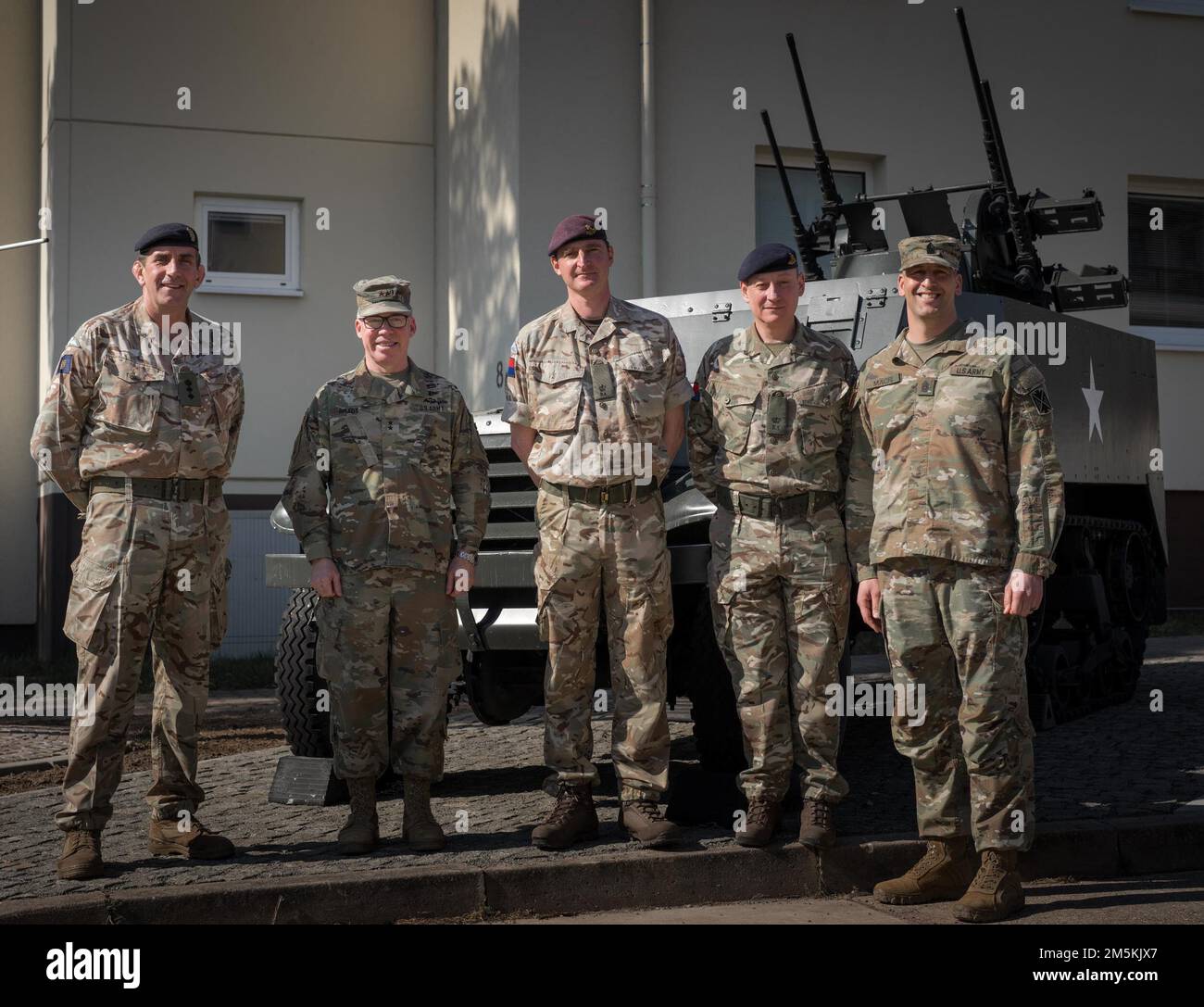 U.S. Army Maj. Gen. Greg Brady and Command Sgt. Maj. Giancarlo Macri ...