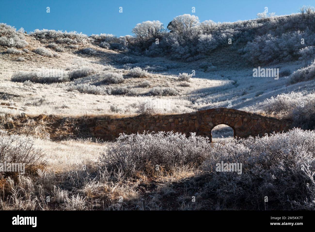 The historic Blair Bridge near Garden of the Gods in Colorado Springs ...