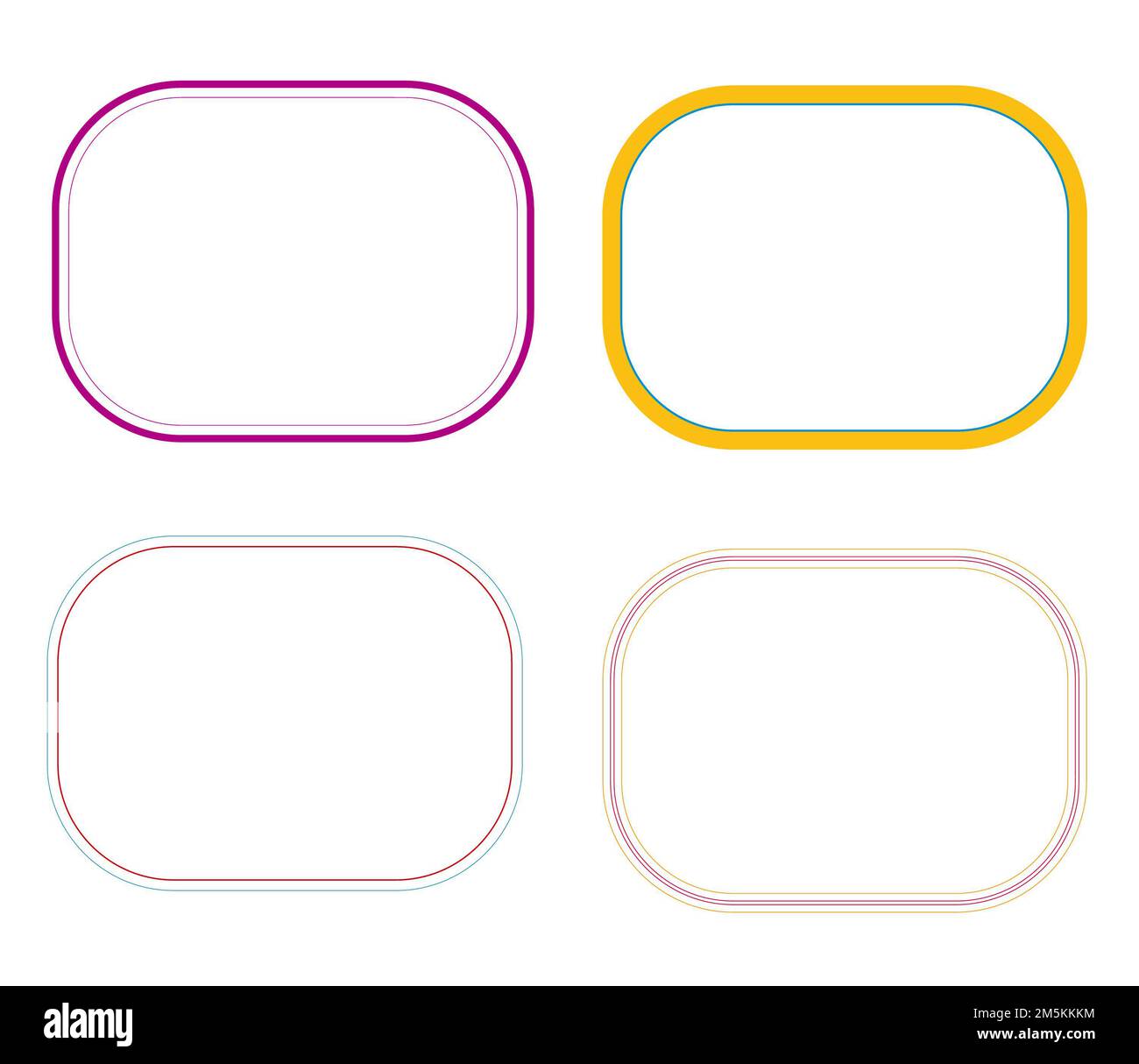picture frame with shapes and frames Stock Photo - Alamy