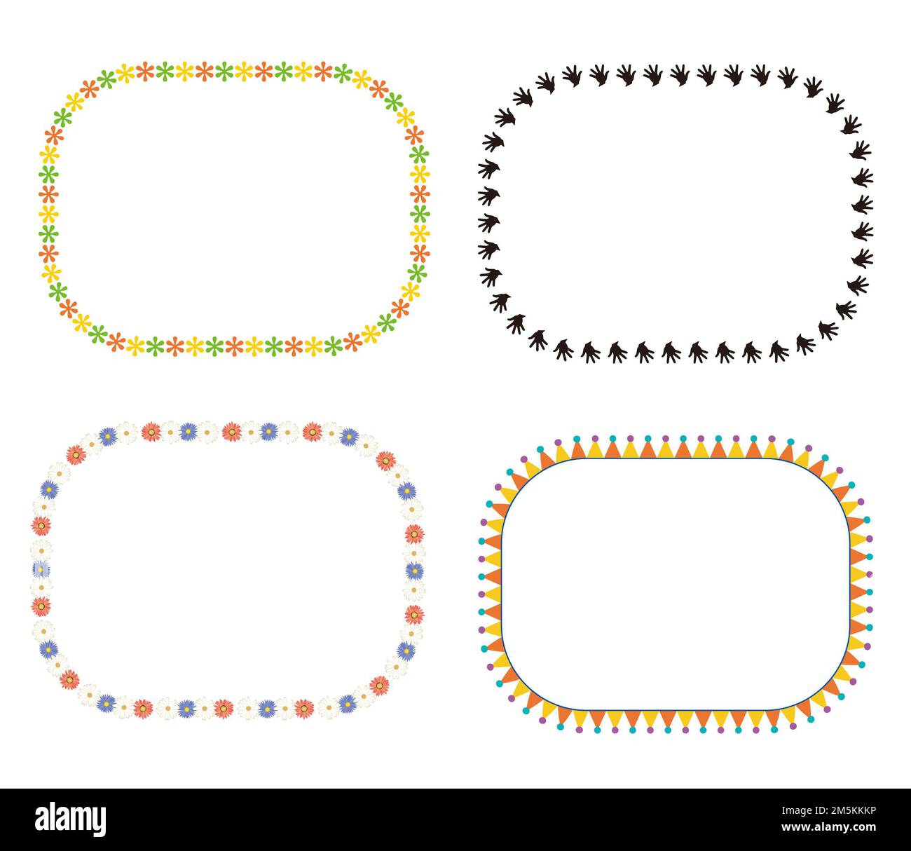 picture frame with shapes and frames Stock Photo - Alamy