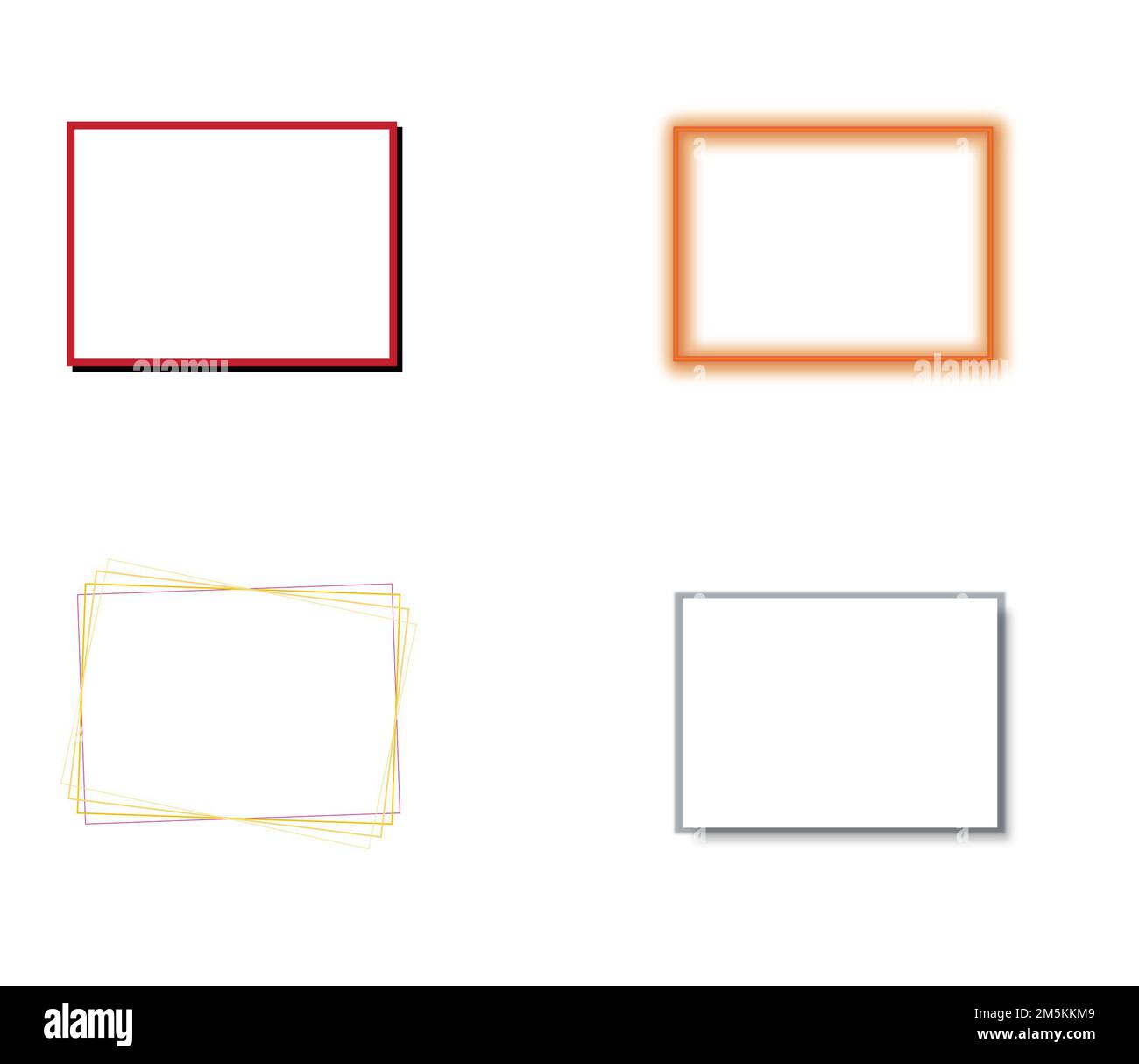 picture frame with shapes and frames Stock Photo - Alamy