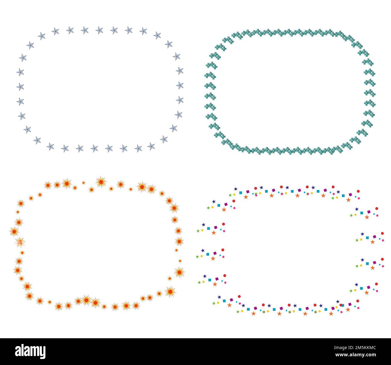 picture frame with shapes and frames Stock Photo - Alamy