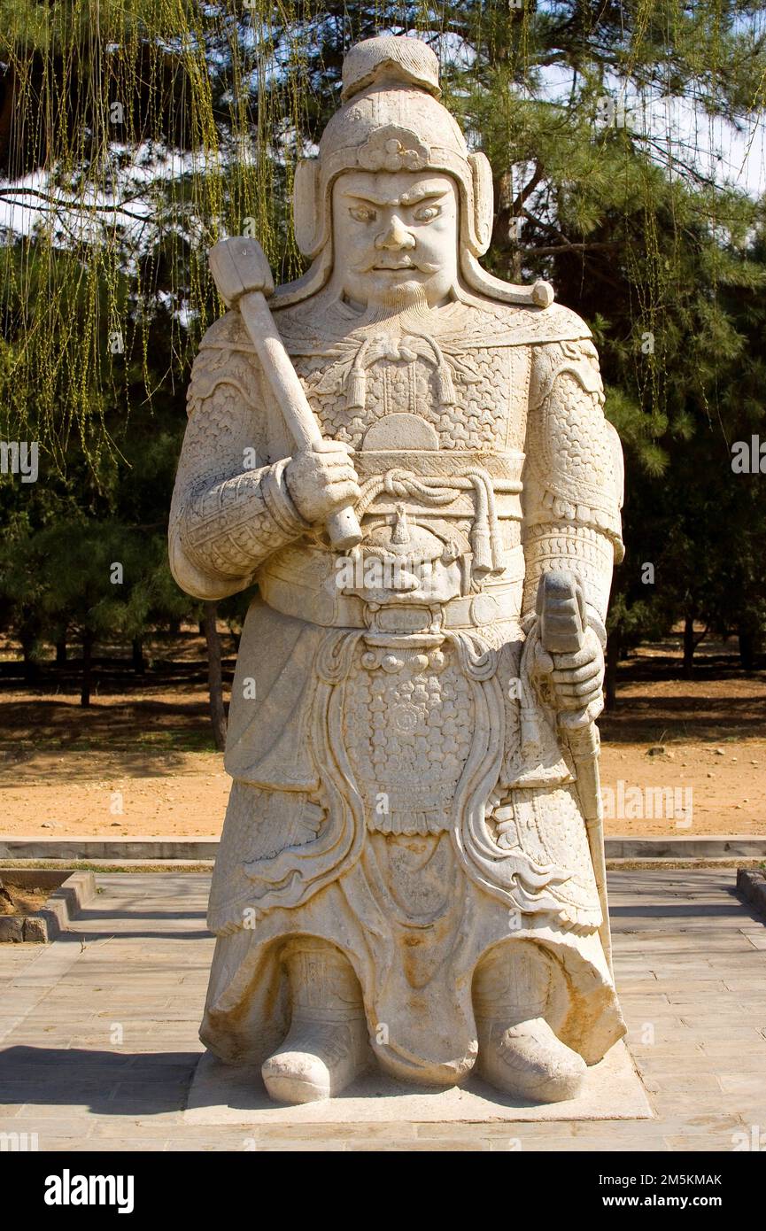 Sacred Way,The Ming Tombs Stock Photo - Alamy