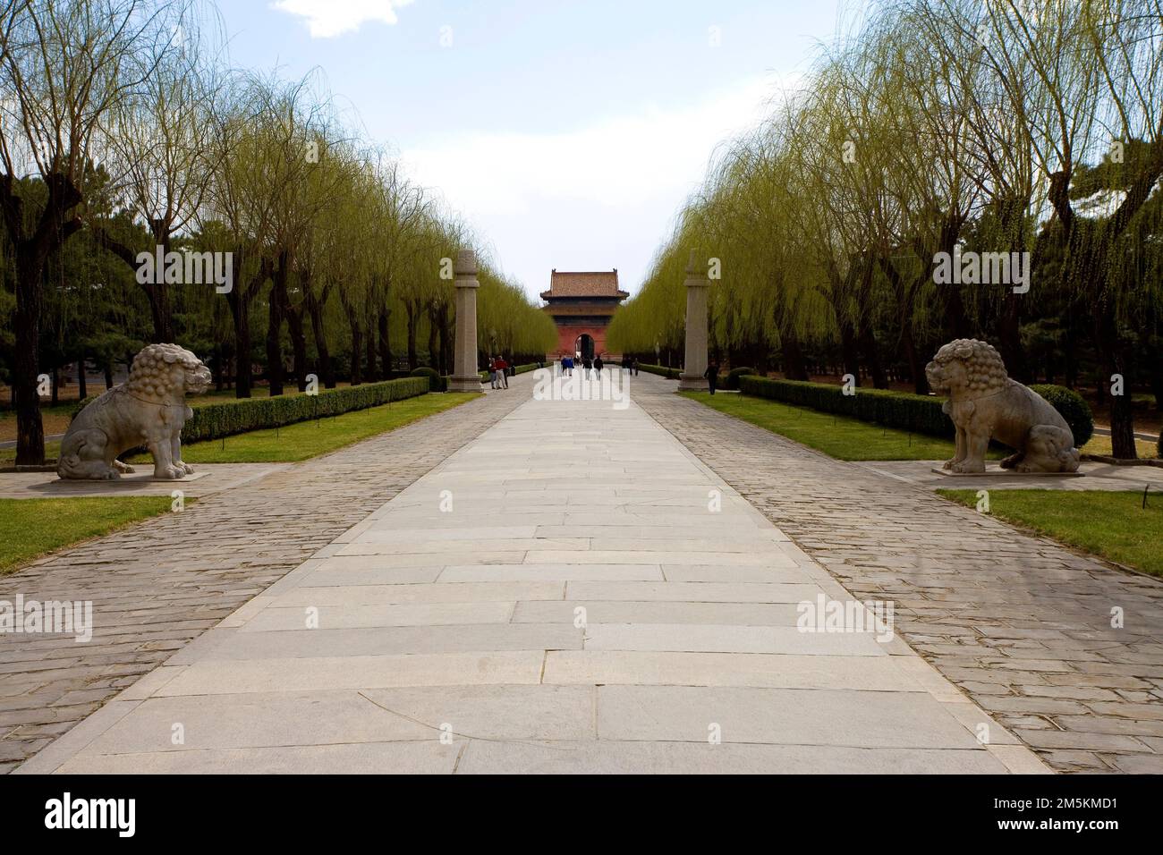 Sacred Way,The Ming Tombs Stock Photo - Alamy