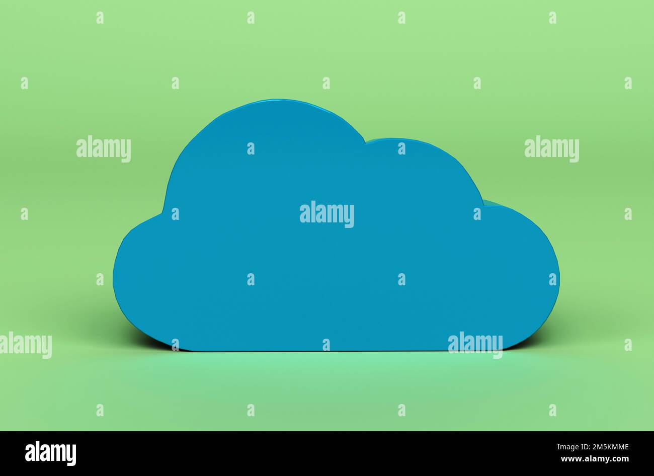 minimal cloud icon 3d illustration on white background Stock Photo - Alamy