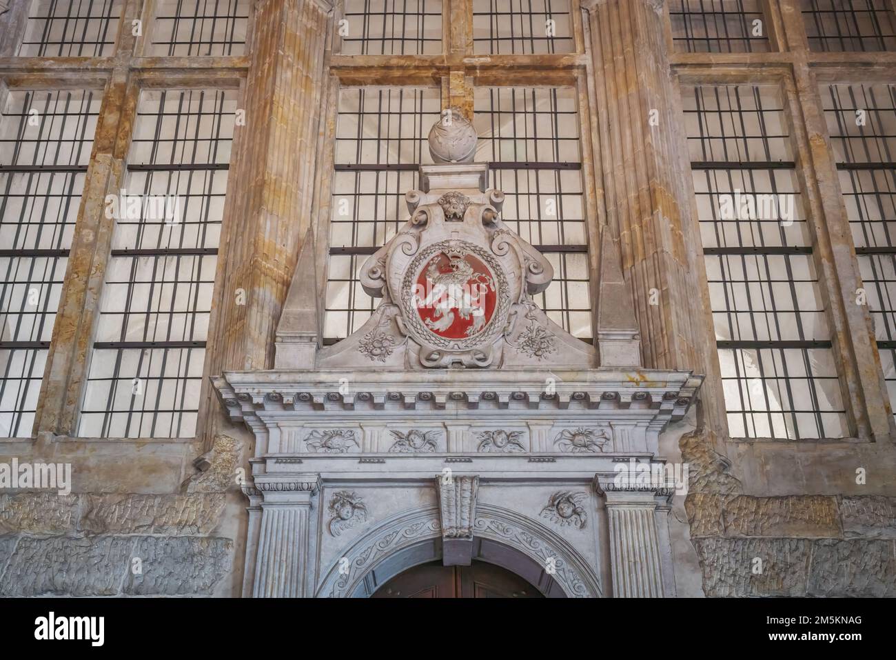 Vladislav Hall Door in the Old Royal Palace at Prague Castle - Prague ...