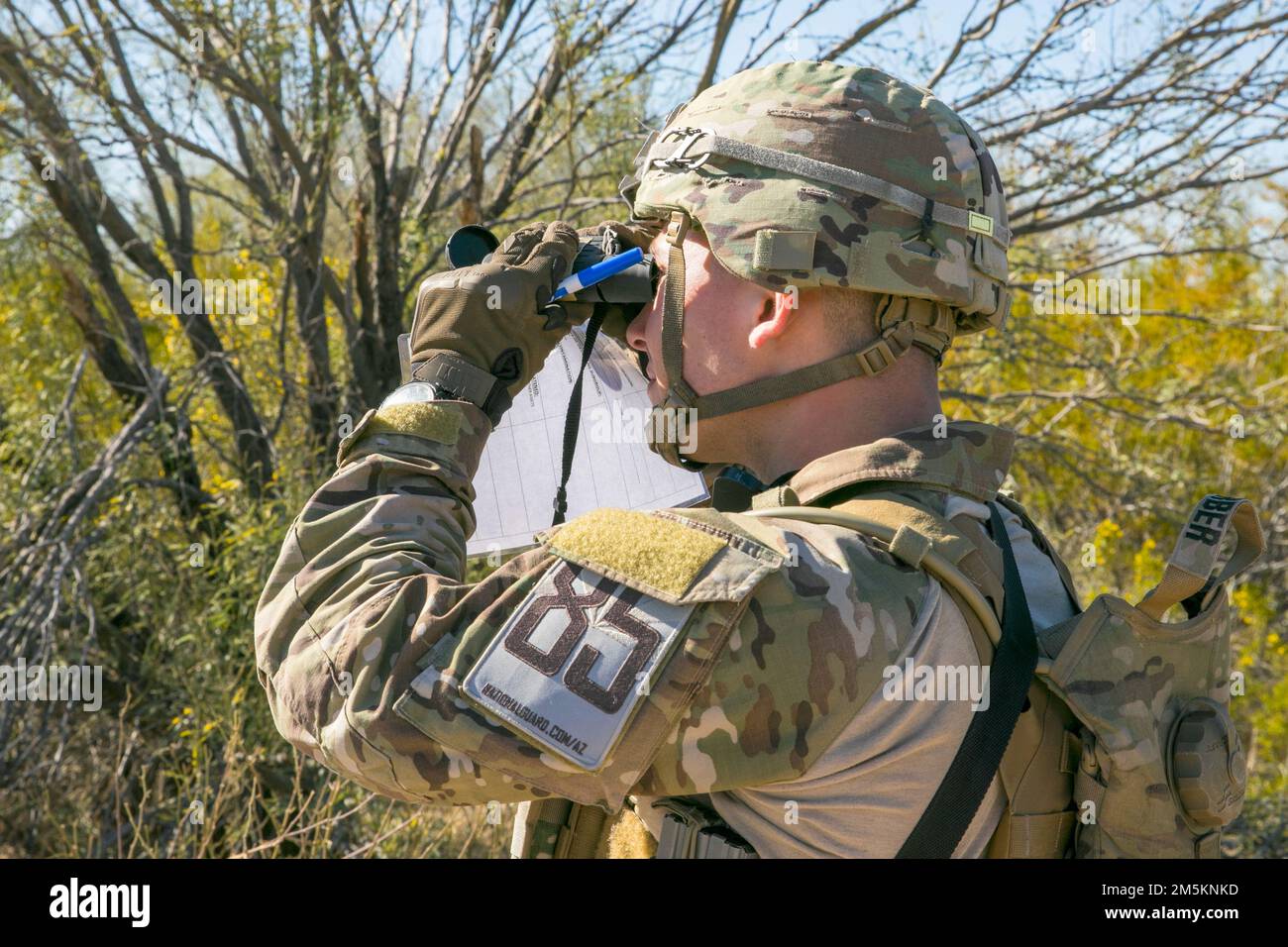 U.S. Army 2nd Lt. Jackson Garber with A Company, 1-158th Infantry ...