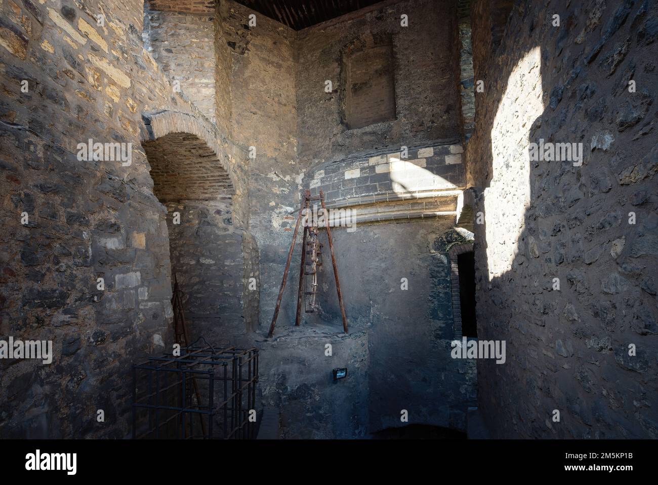 Daliborka Tower Prison Interior in the Golden Lane at Prague Castle ...
