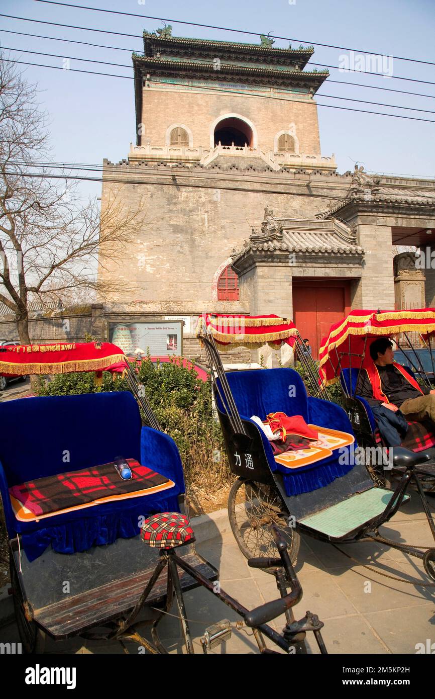 Rickshaw bell tower hi-res stock photography and images - Alamy
