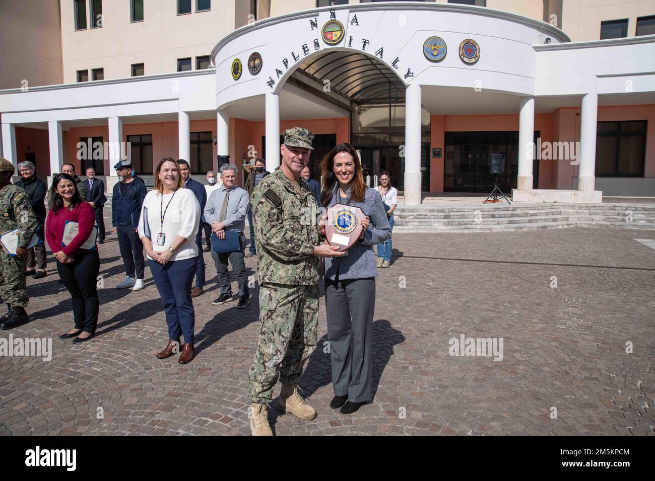 (Naples, Italy) –– Rear Adm. Scott Gray, commander, Navy Region Europe ...