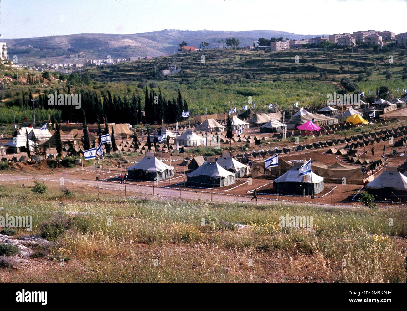 An IDF base near Givat Mordechai neighborhood. The base was used for ...