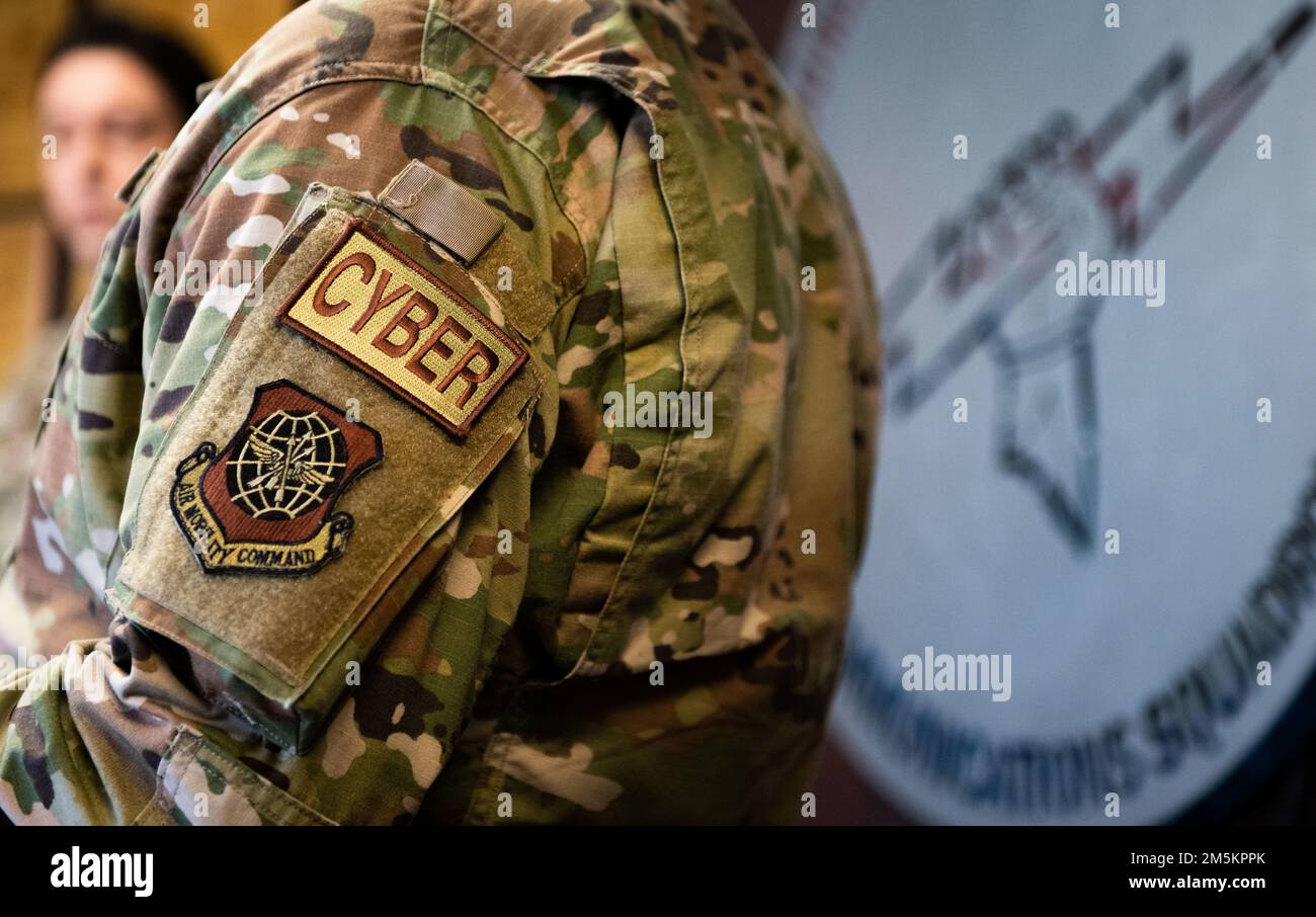 U.S. Air Force Airmen from the 628th Communications Squadron brief U.S ...
