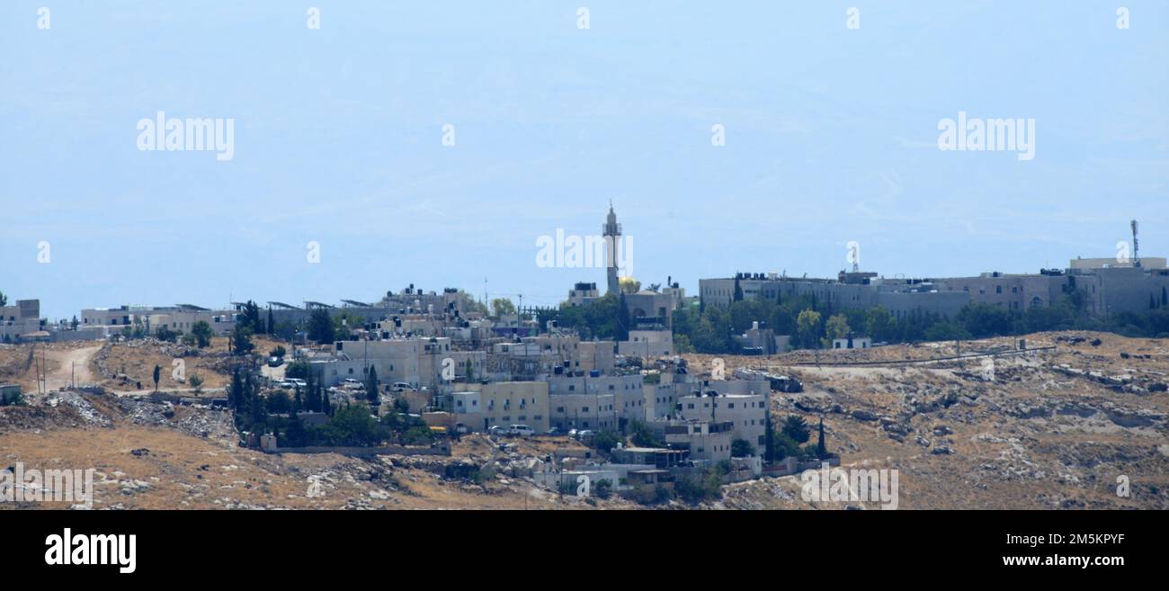Palestinian villages and towns South of Jerusalem Stock Photo - Alamy