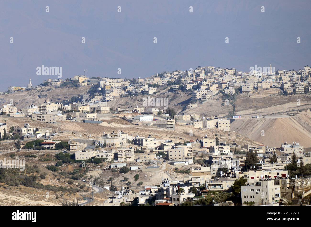 Palestinian villages and towns South of Jerusalem Stock Photo - Alamy