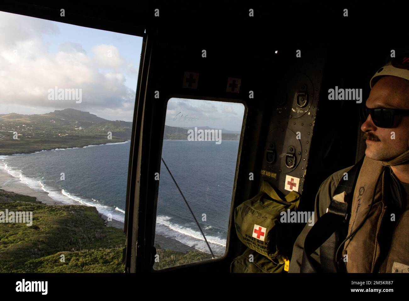 U.S. Marine Corps Sgt. Mario Toscano, a UH-1Y airframes mechanic with ...