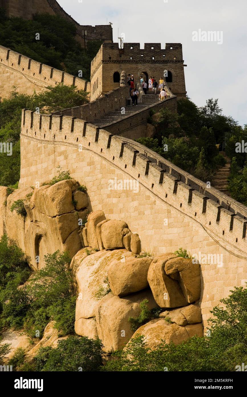 Great Wall in Badaling Stock Photo - Alamy