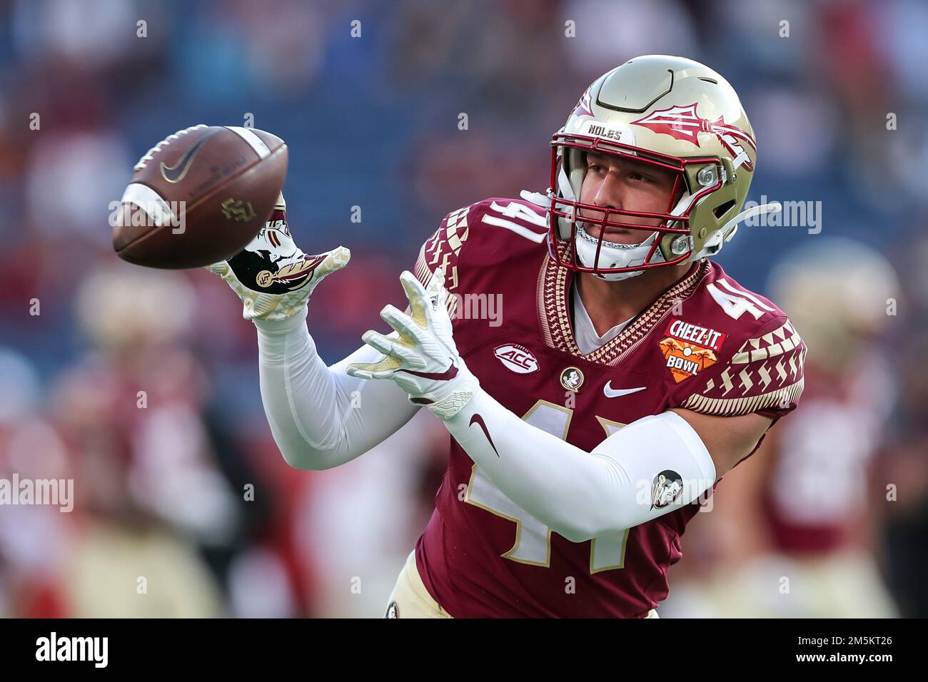 December 29 2022 Florida State Seminoles Linebacker A J Cottrill 41