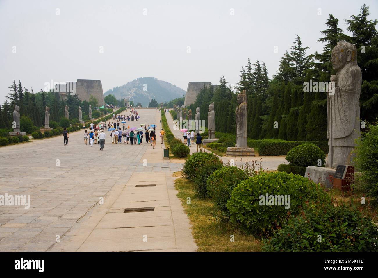 The Qian Tomb,Xi'an Stock Photo - Alamy